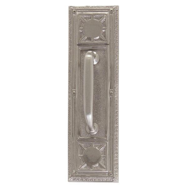 BRASS Accents Nantucket Pull Plate with Colonial Revival Pull - Wayfair ...