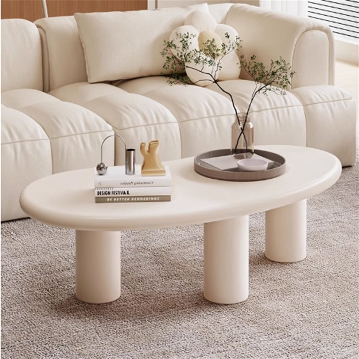8UHNK™ Coffee Table, Irregular Coffee Table, Modern Living Room Center ...