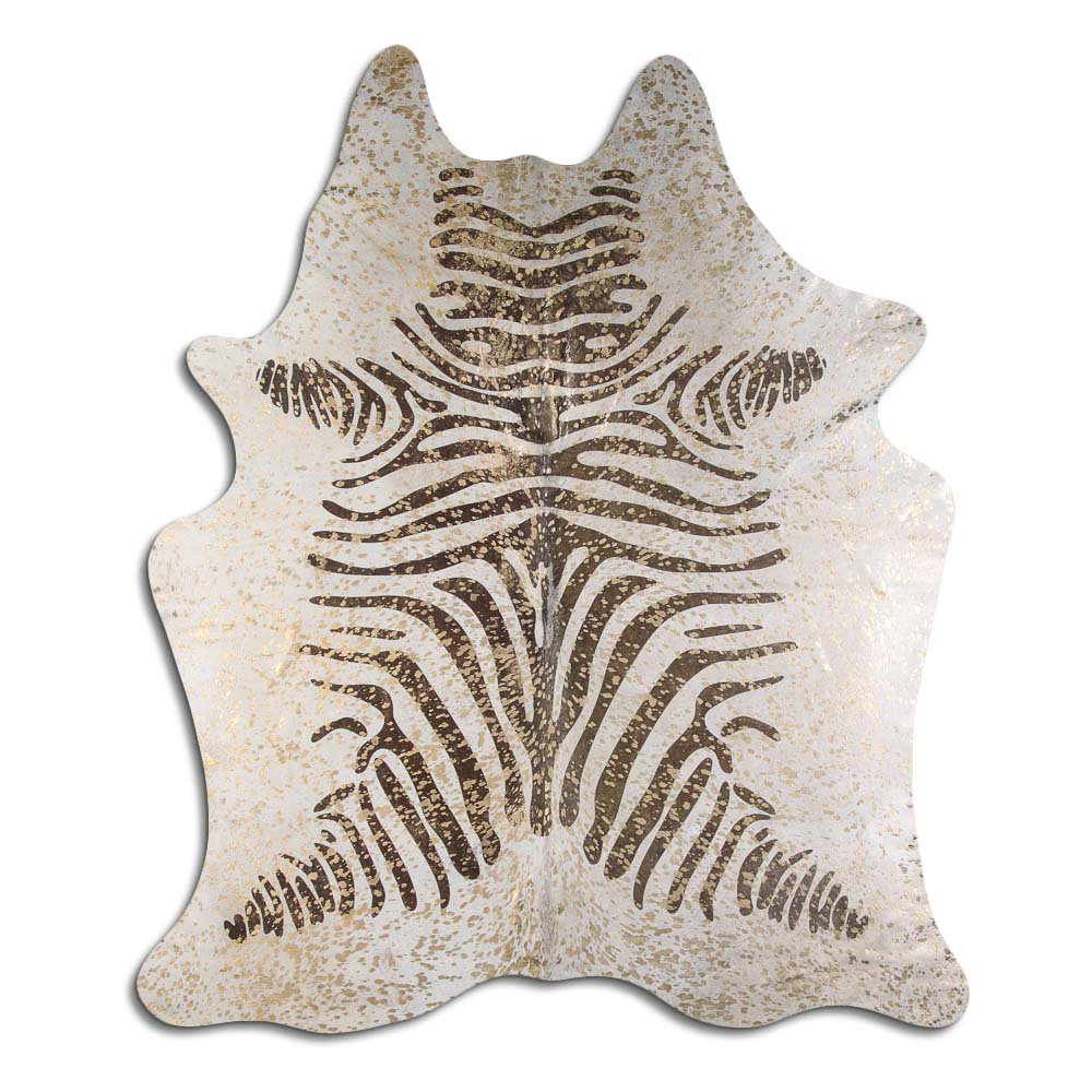 Foundry Select Tanin Hand Knotted Cowhide Animal Print Rug - Wayfair Canada