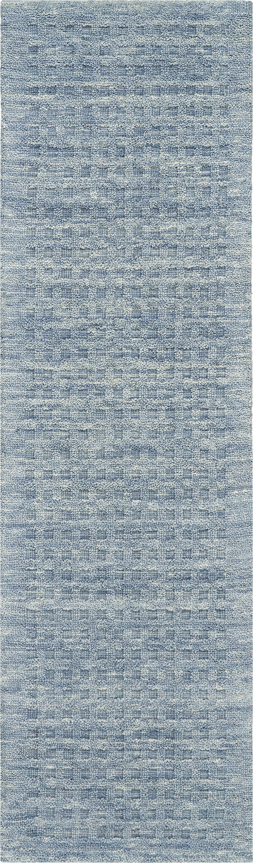 Gracie Oaks Ardell Modern Denim Handmade Area Rug | Wayfair