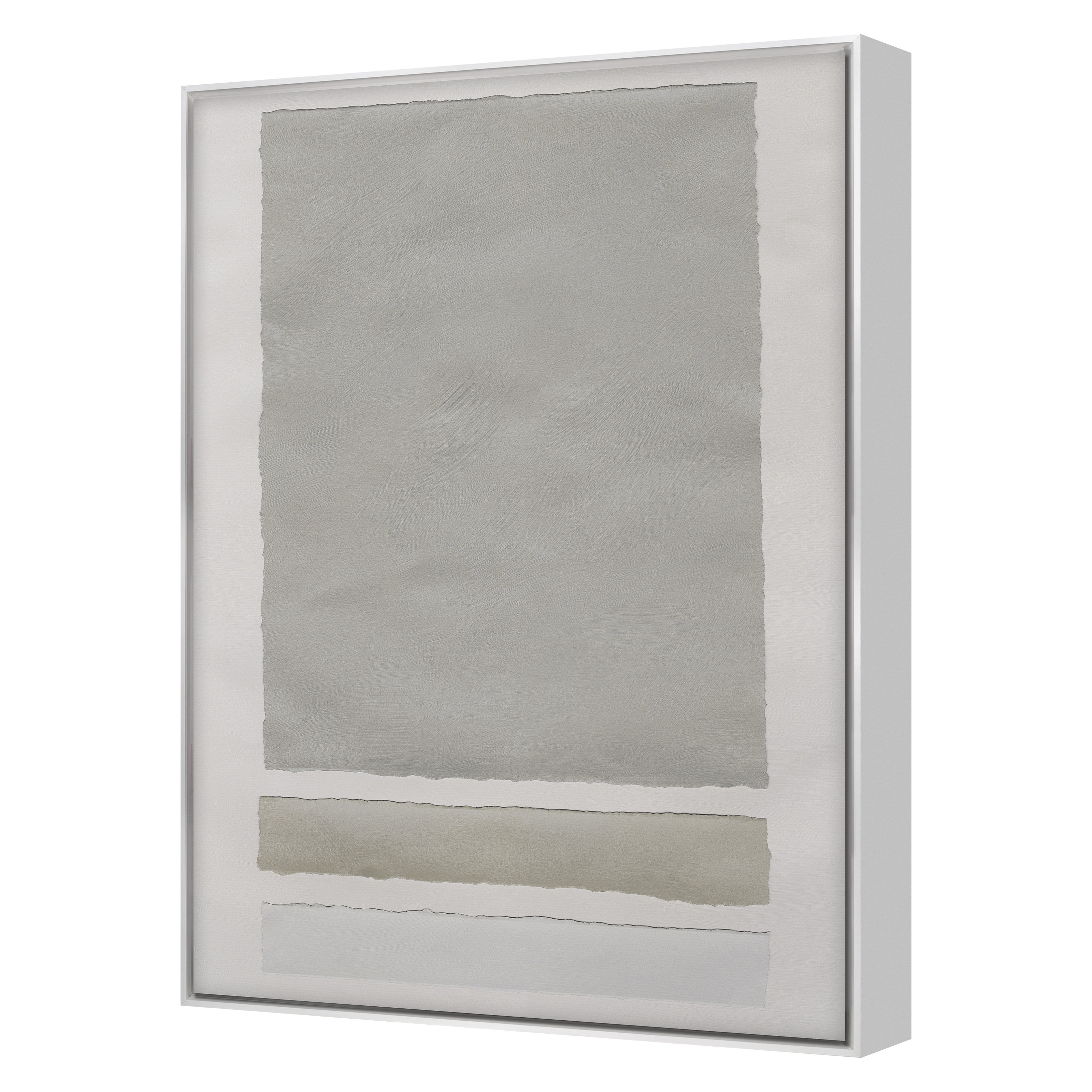 Grand Image Home Neutral Colorblock 3 by Kyle Goderwis - Floater Frame ...