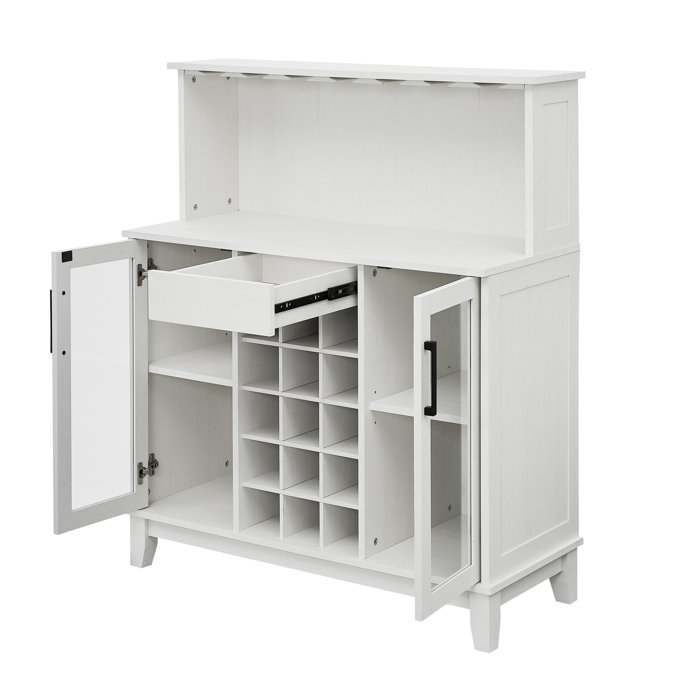 Steelside™ Shasta 38.4'' Bar Cabinet & Reviews | Wayfair
