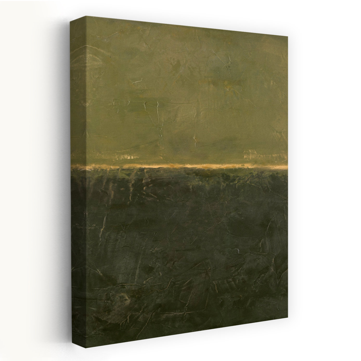 Latitude Run® Edge Green Minimalist Abstract Art - Wayfair Canada