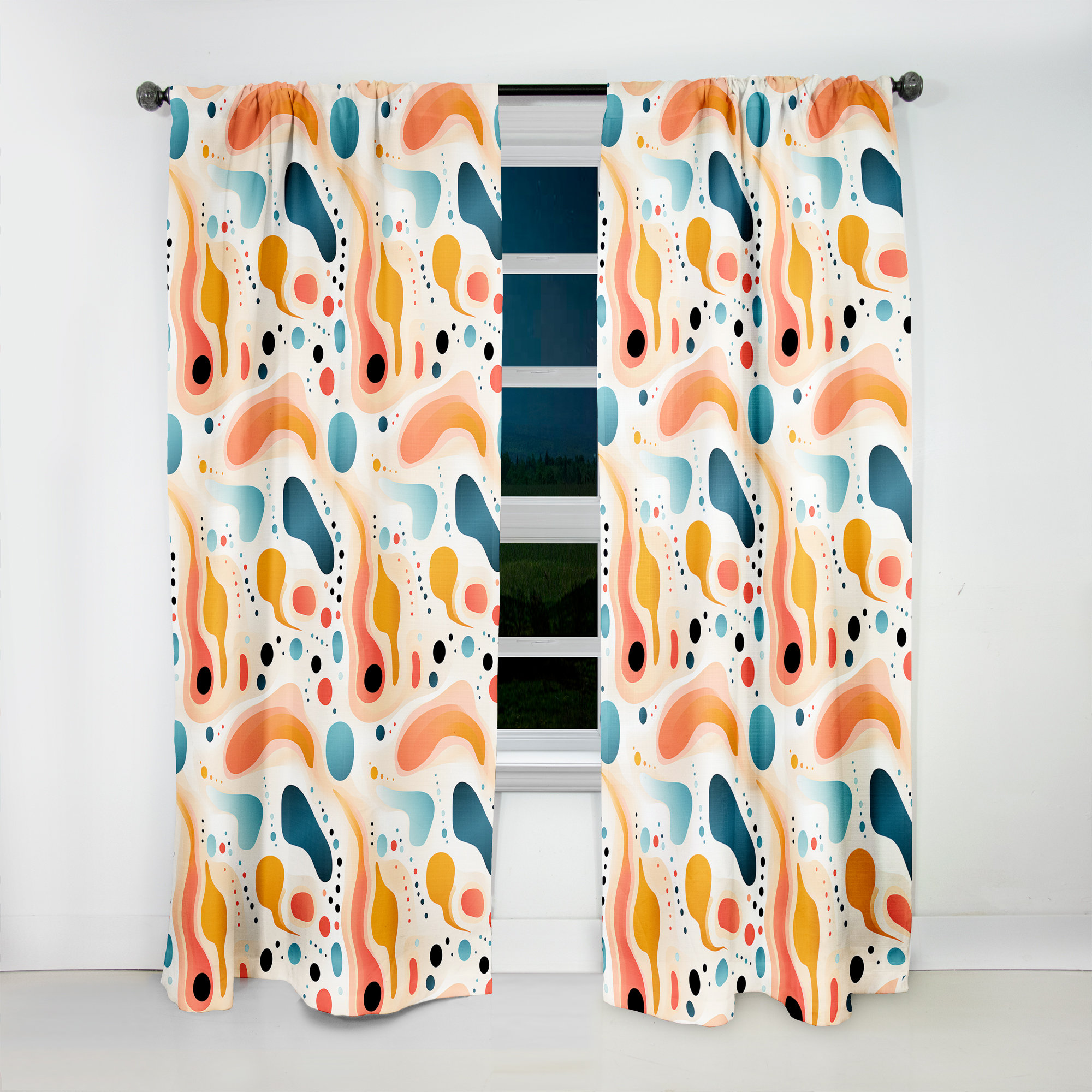 Design Art Soft Multicolor Abstract Neutrality Wave IV - Abstract ...