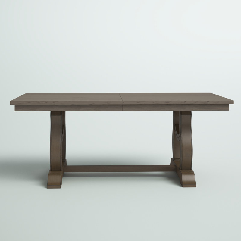 Greyleigh™ Chadwick 42" Extendable Trestle Dining Table | Wayfair