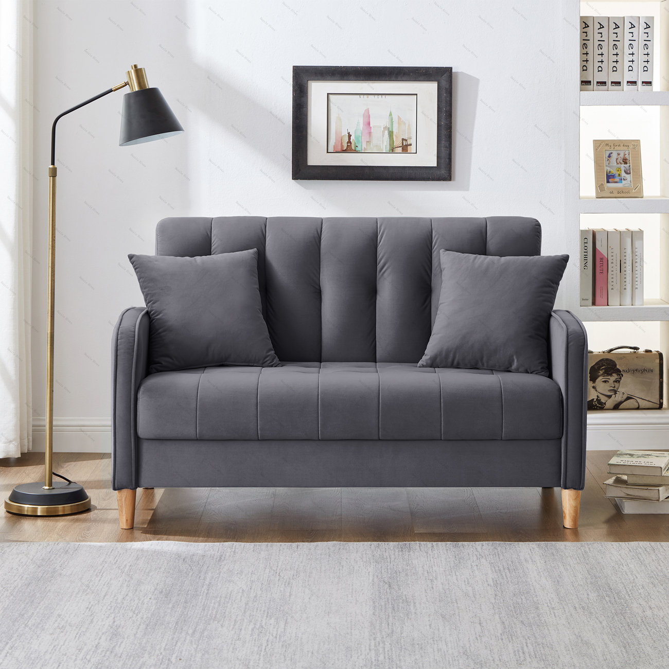 Everly Quinn Modern Design Couch for Living Room Department Small Space ...