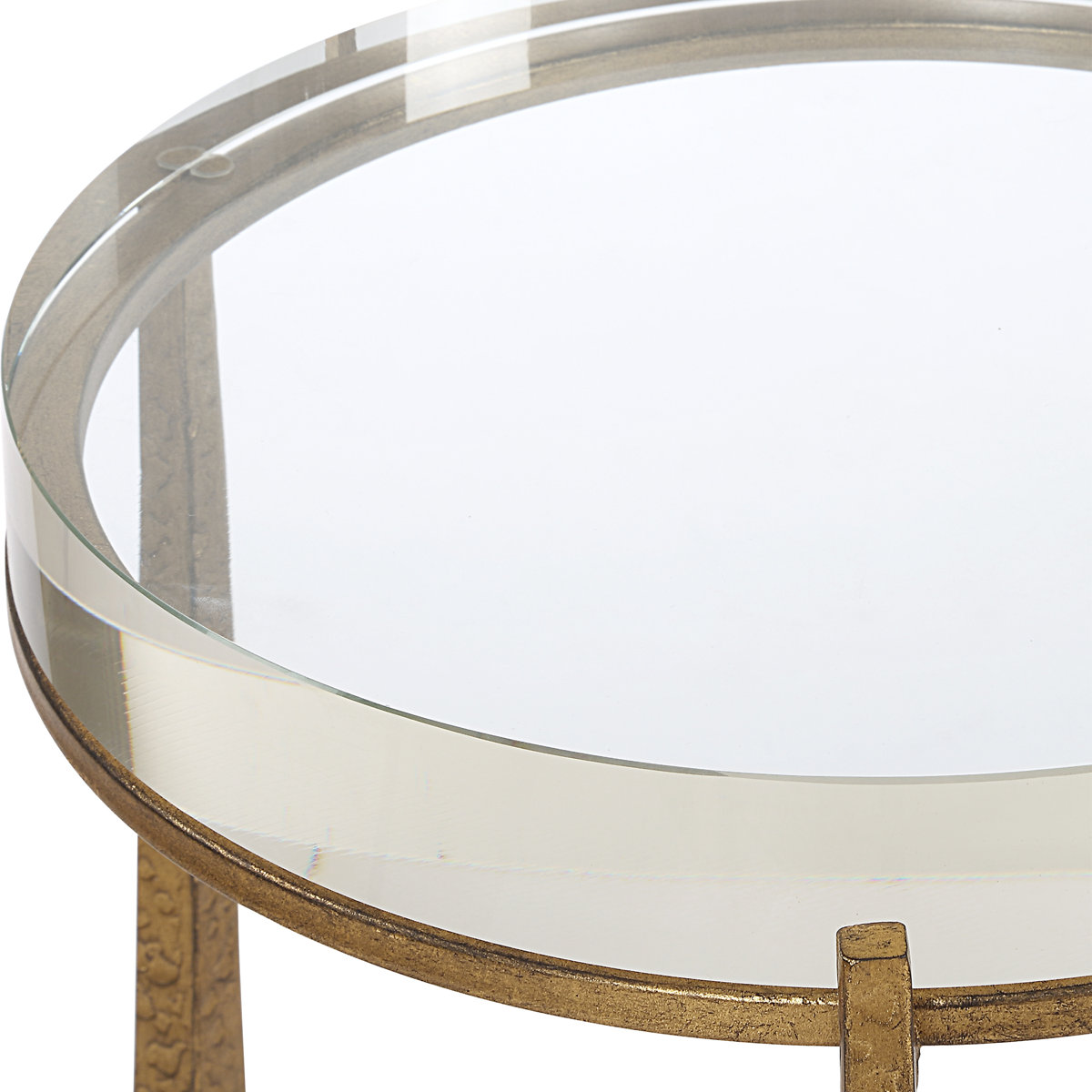 Uttermost Midas Antique Gold Accent Table & Reviews | Perigold