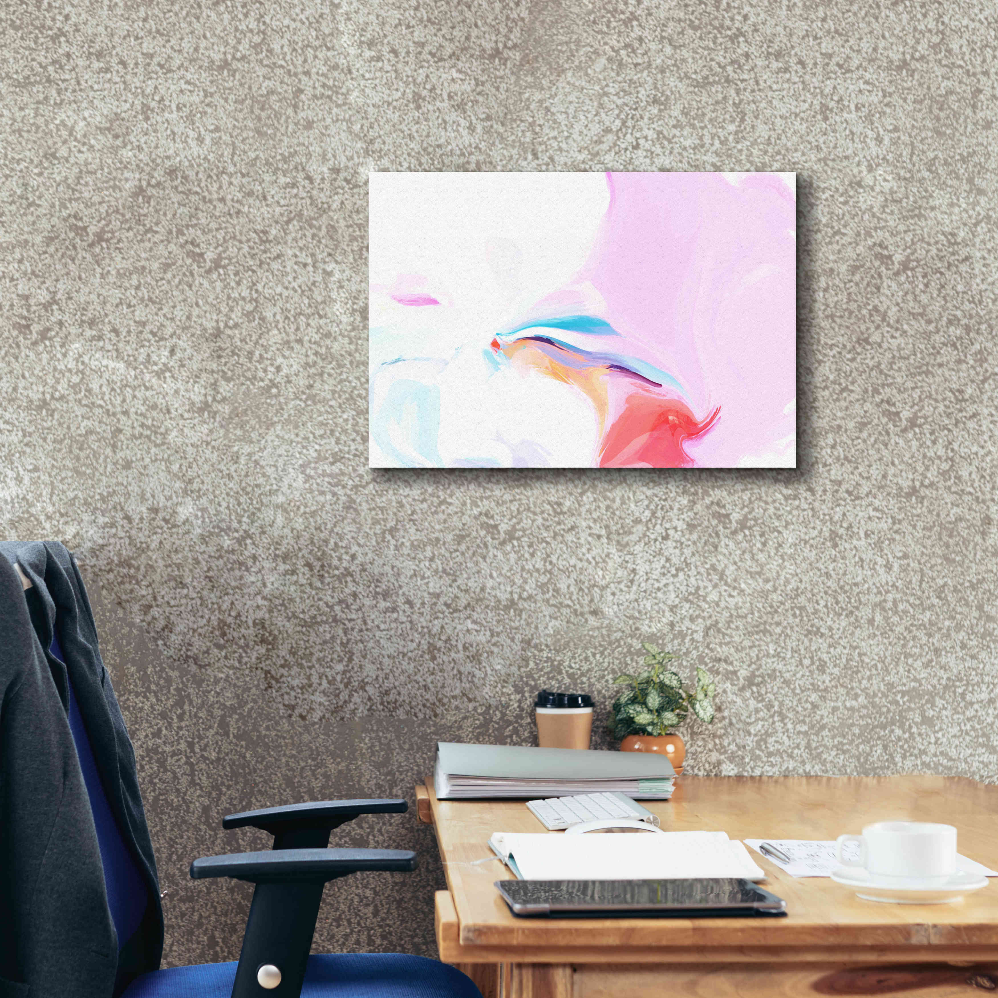 Ivy Bronx Abstract Colorful Flows 8' by Irena Orlov Giclee Canvas Wall ...