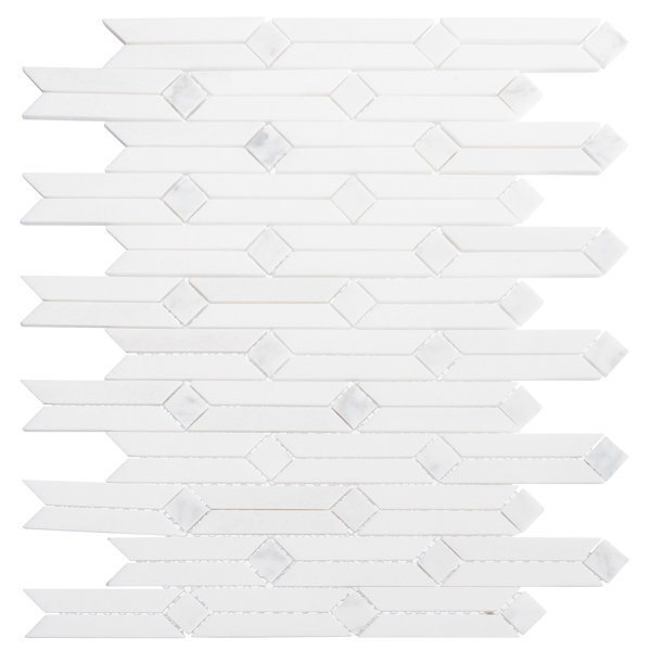 Andova Wonder Natural Stone Diamond Pattern Floor & Wall Tile - Wayfair ...
