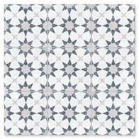 Villa Lagoon Tile Lisbon 8" x 8" Cement Patterned Wall & Floor Tile ...