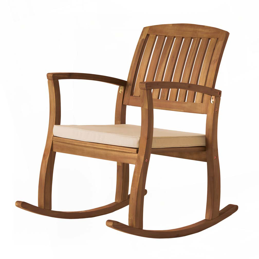 Ophelia & Co. Outdoor Wood Rocking Chair | Wayfair