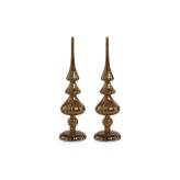The Holiday Aisle® LED Tabletop Finials, Set of 2 | Wayfair