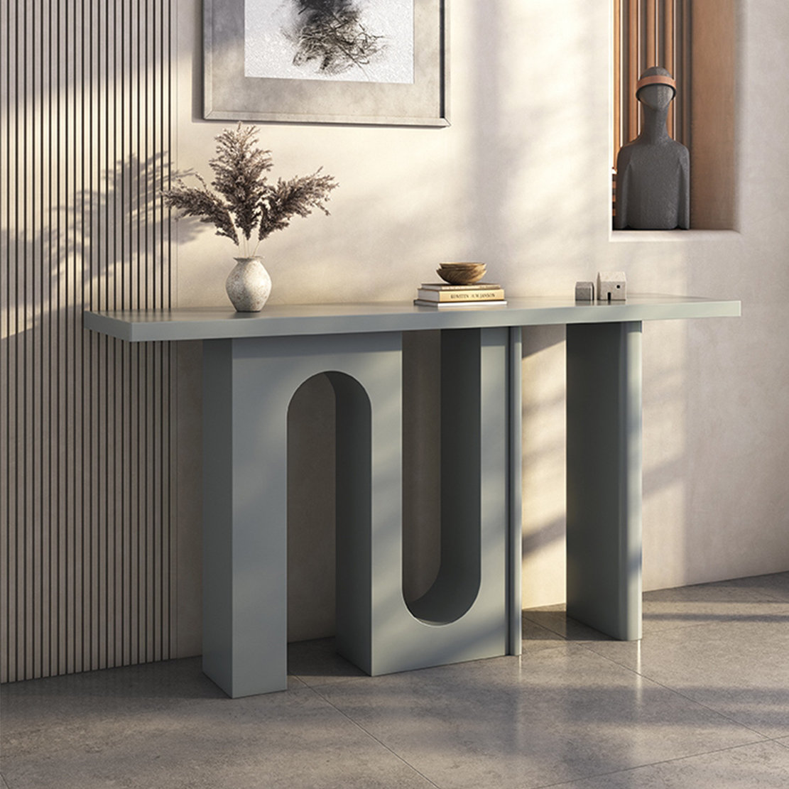 Ruthber Solutions Modern Minimalist Art Console Table - Wayfair Canada