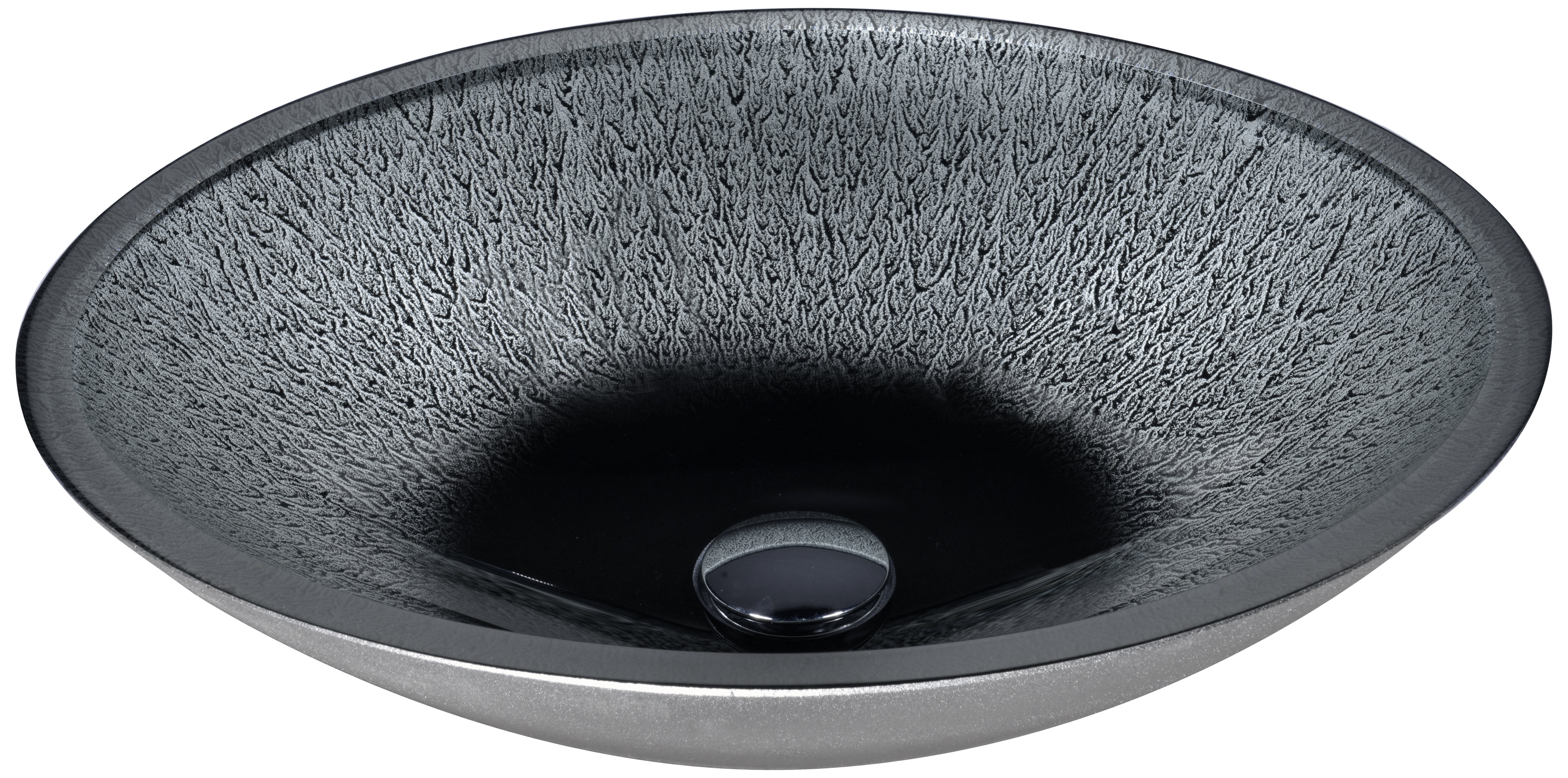 ANZZI Egret Series Blue Oval Vessel Bathroom Sink | Wayfair