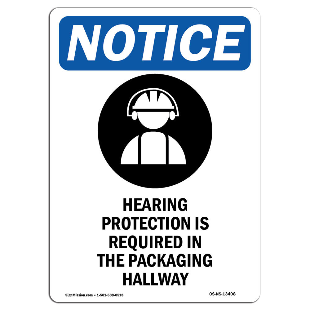 SignMission Hearing Protection Sign | Wayfair