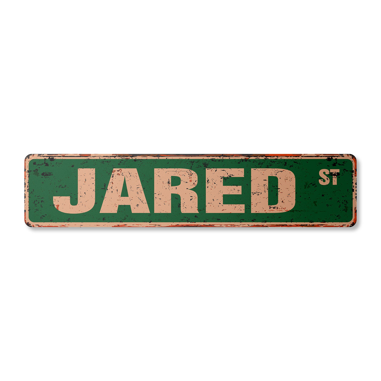 SignMission Jared Street Sign Aluminum 4" X 18" | Wayfair