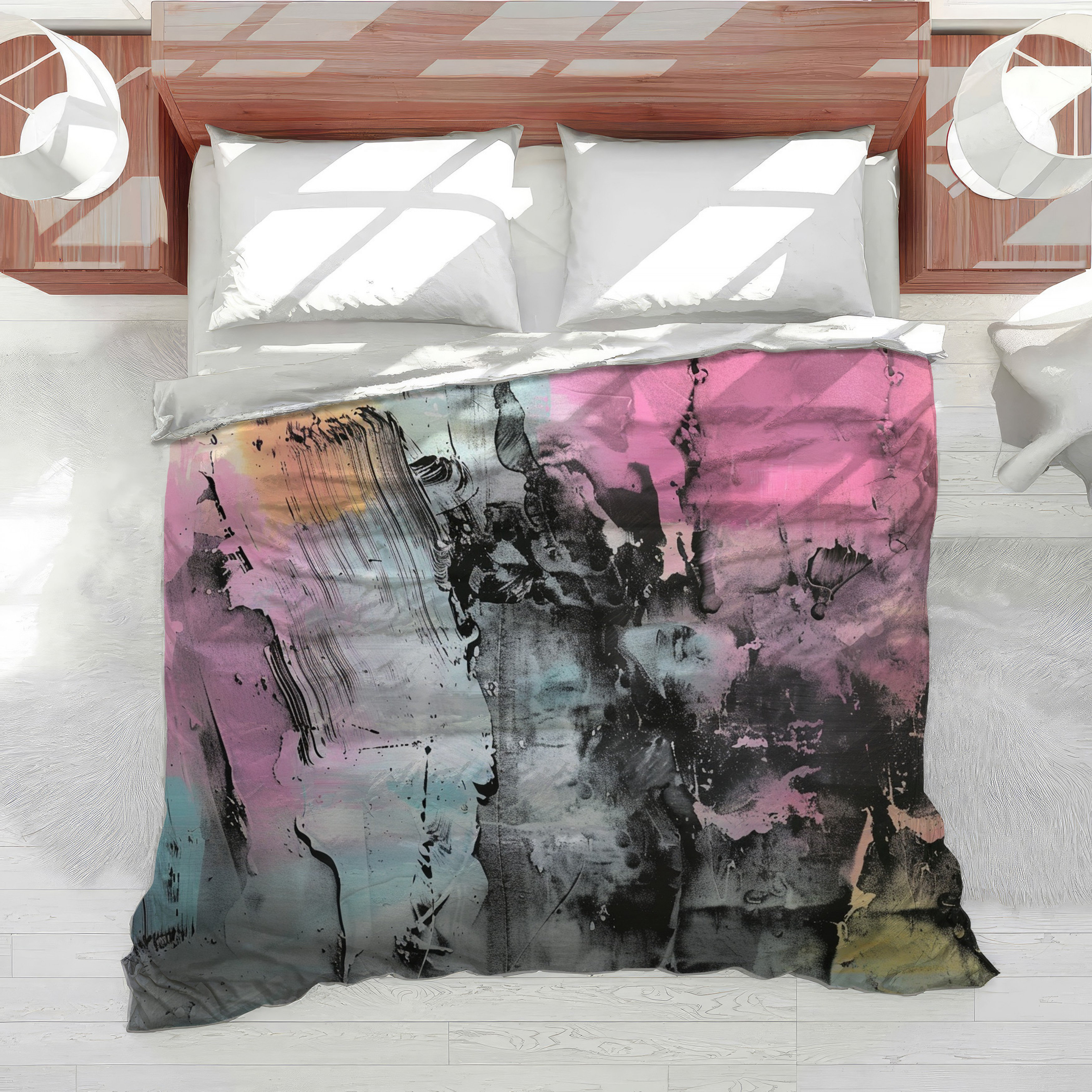 VisionDecor Abstract Art Bedding Abstract Comforter Maximalist | Wayfair