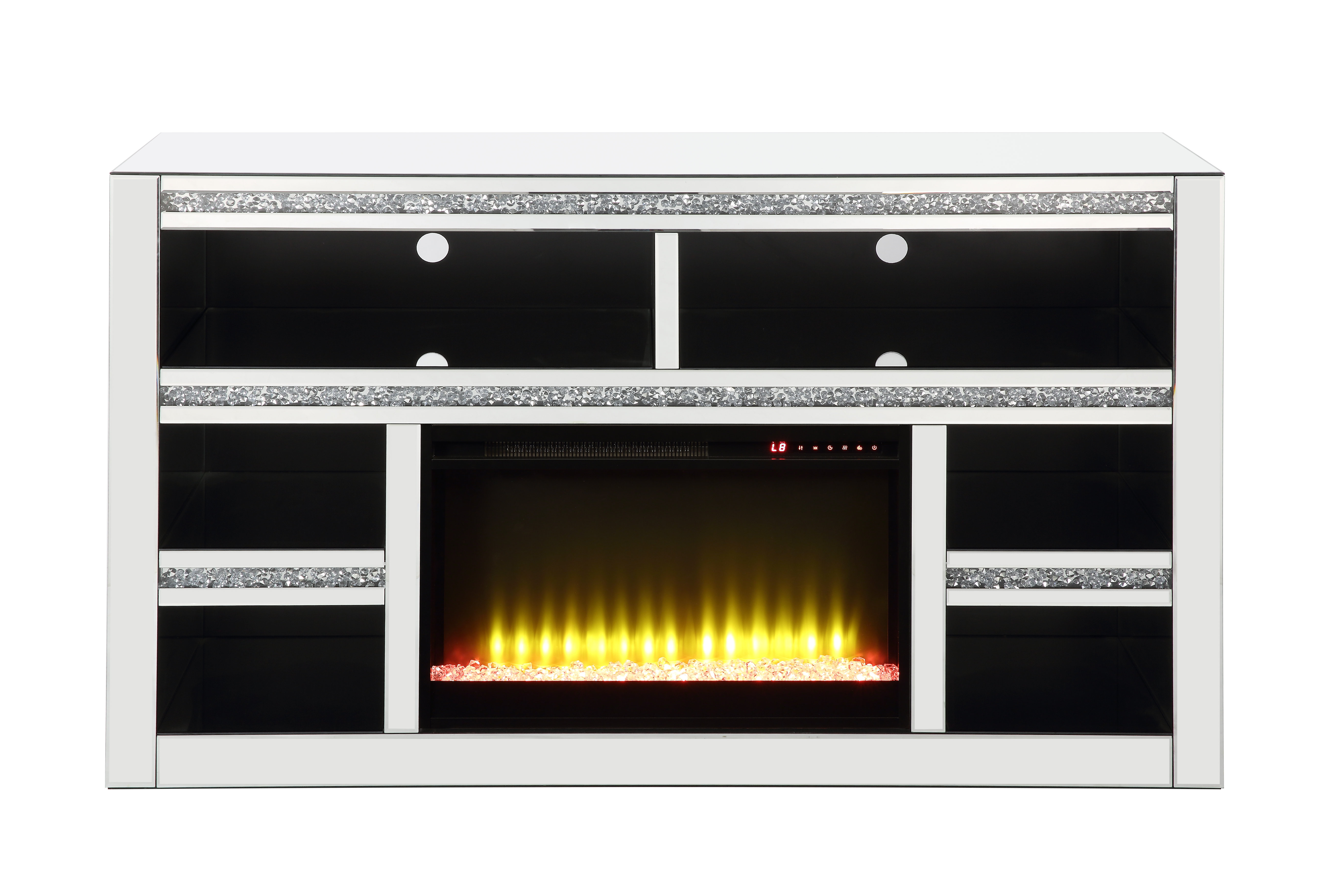 Everly Quinn Ligeia 0'' W Electric Fireplace | Wayfair