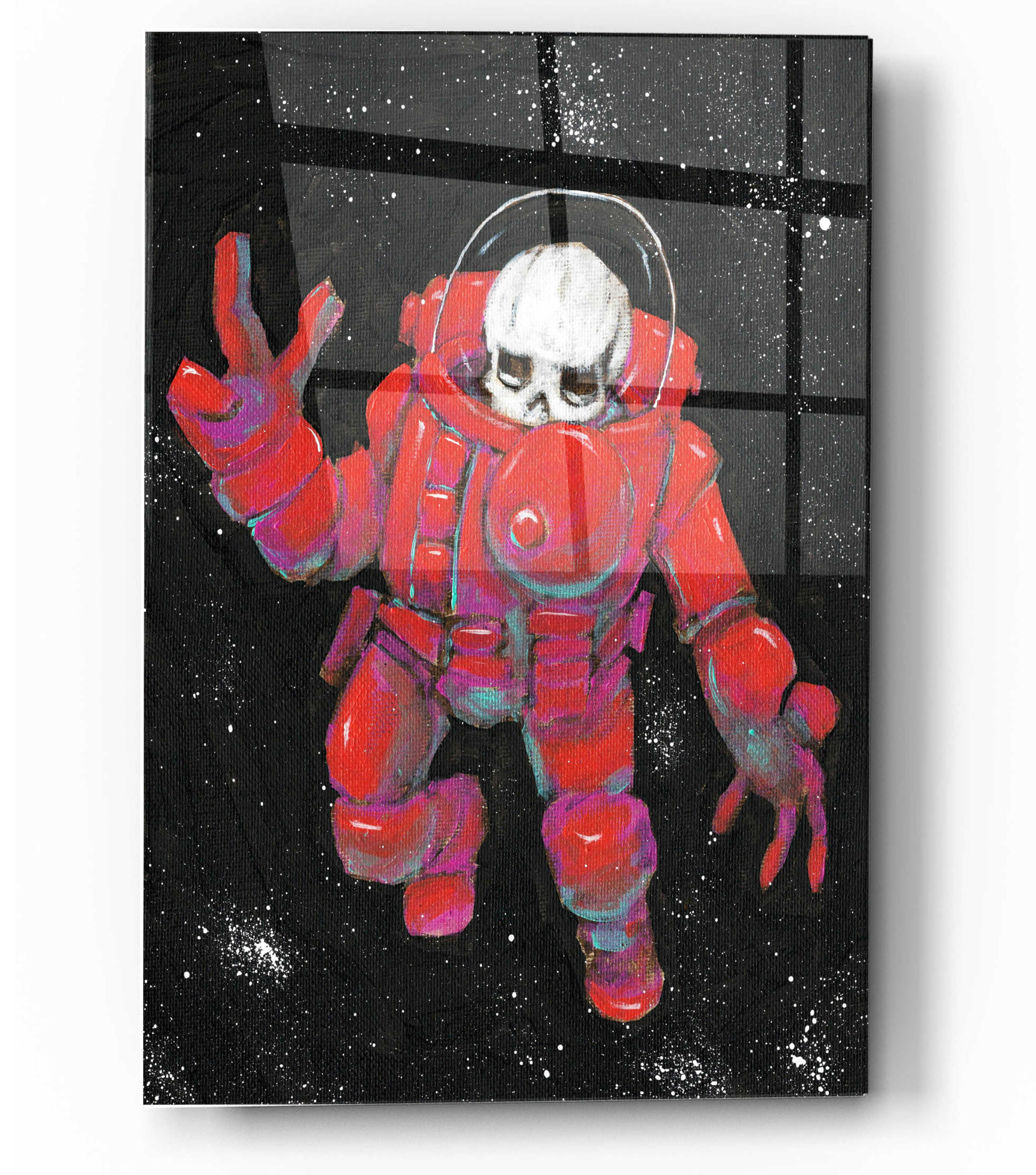 Trinx Astro Skull by Craig Snodgrass - Unframed Print | Wayfair