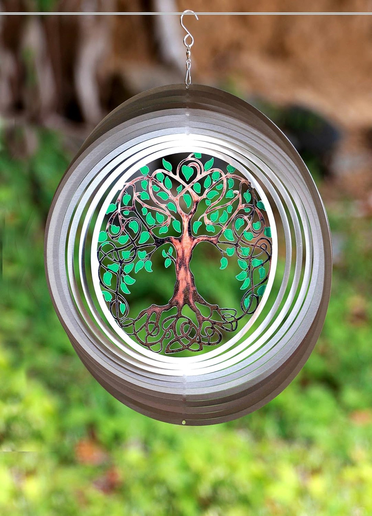 Bungalow Rose Tree Of Life Wind Spinners For Yard And Garden Metal ...