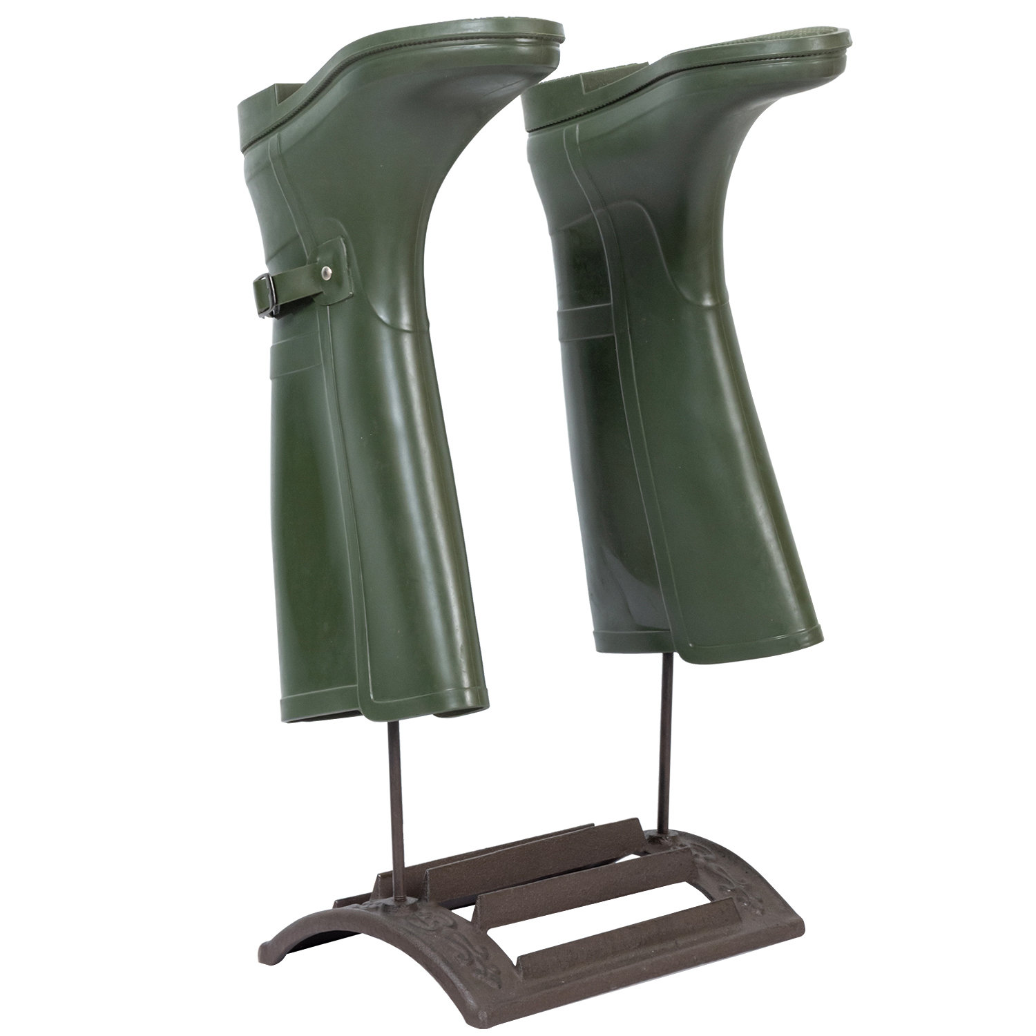 Rebrilliant Vintage Boot Scraper with Boots Drying Holder | Wayfair