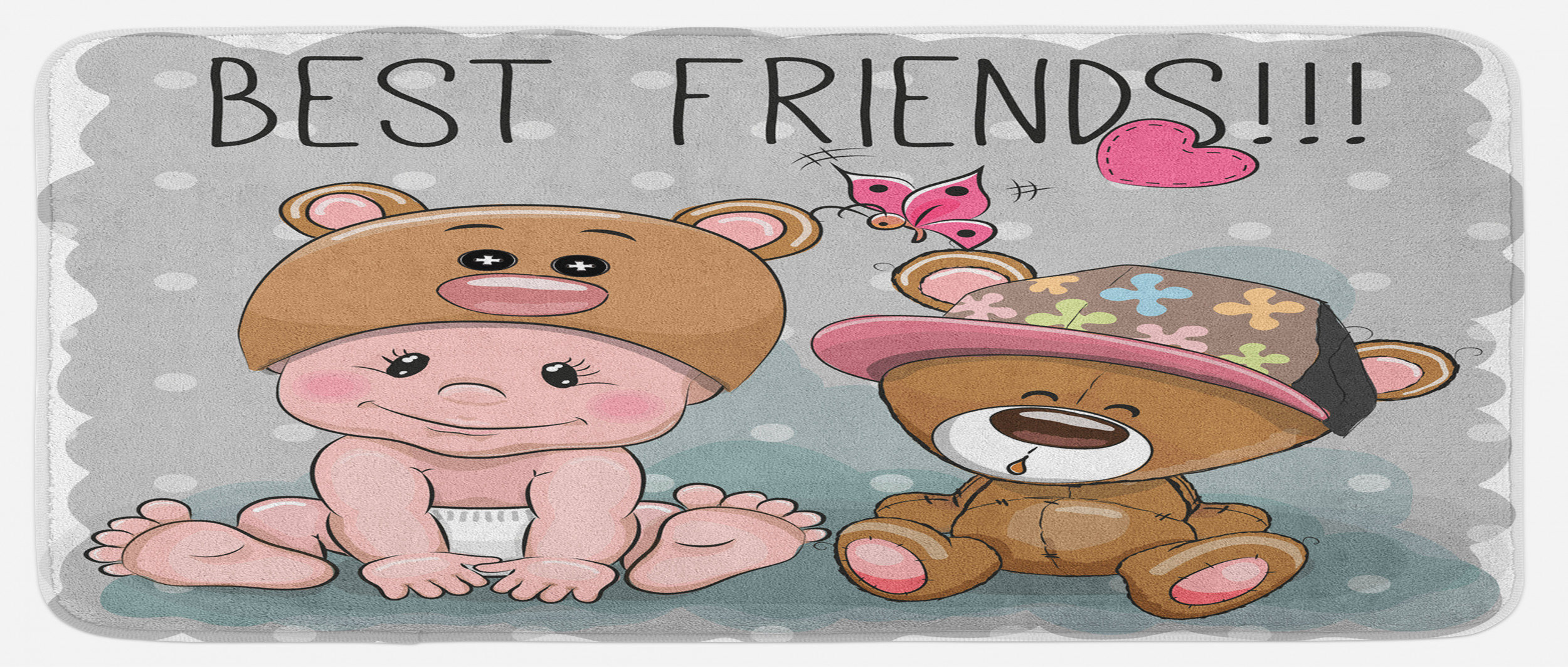 East Urban Home Butterfly Kitchen Mat | Wayfair