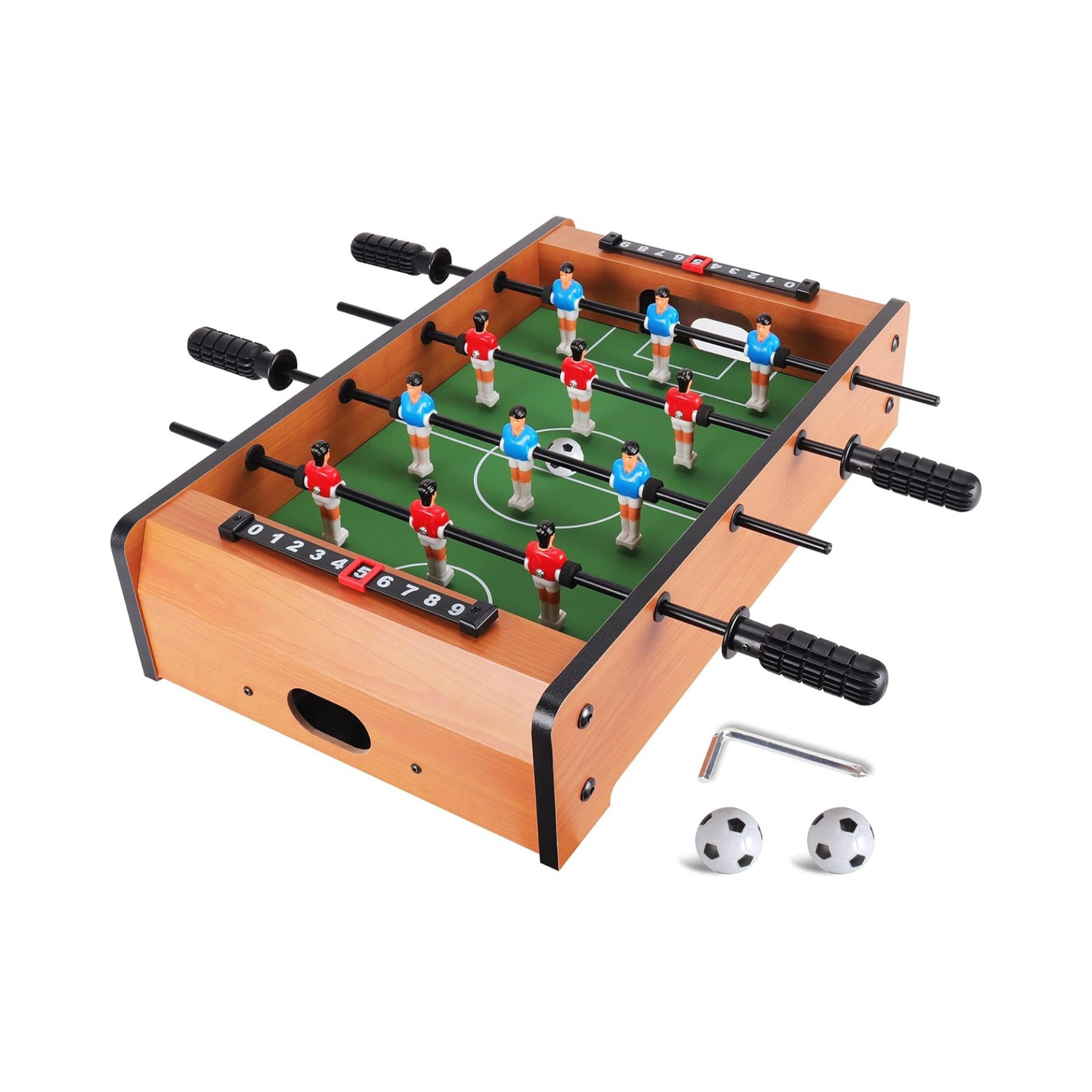 Phantoscope Mini Foosball Table, 20 Inch Foosball Table Adult Size Top ...