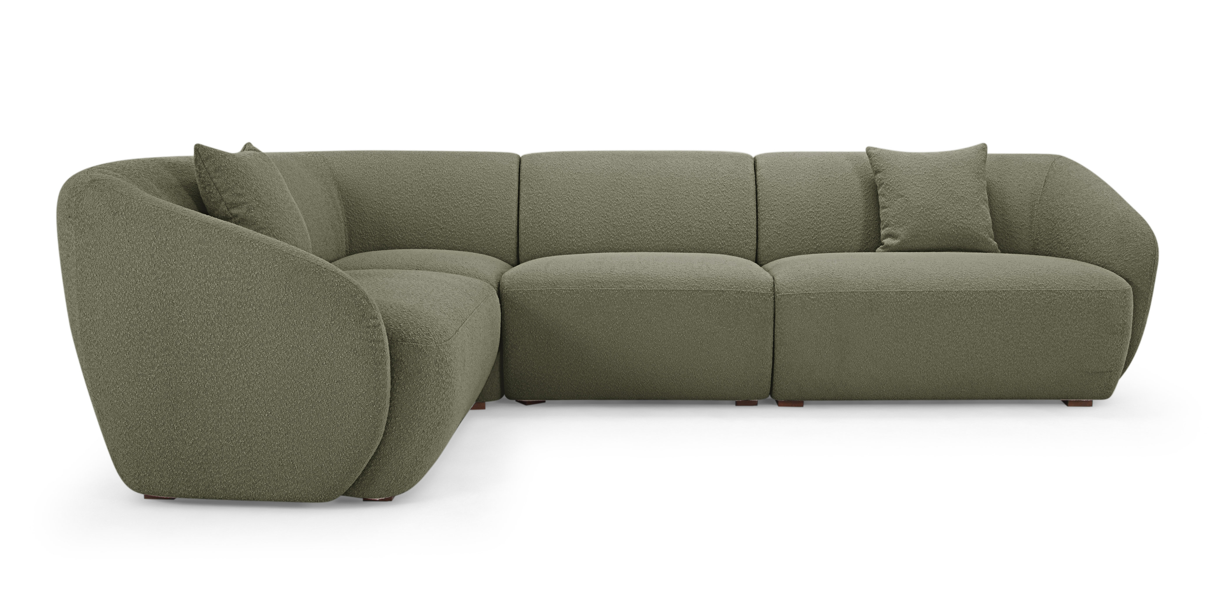 Brayden Studio Jainie Modular Upholstered 4 - Piece Sectional & Reviews ...