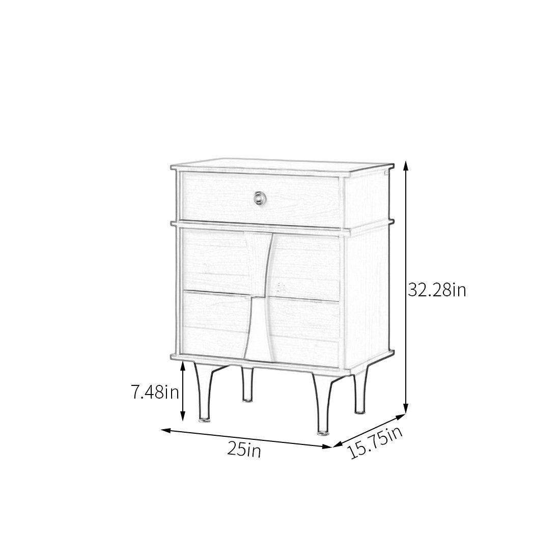 Atta Avenue Modern creative drawer storage accent chest. | Wayfair