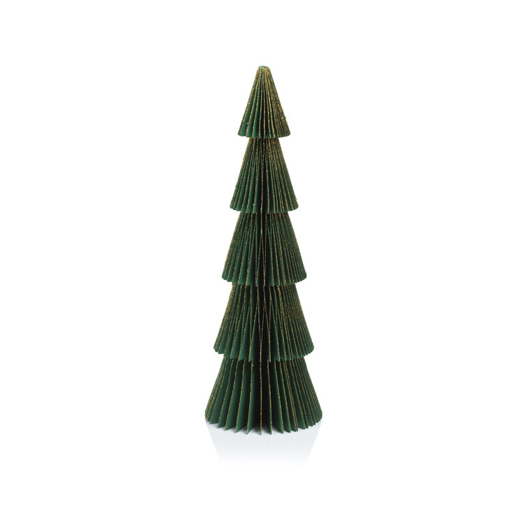 The Holiday Aisle® 6 Piece Paper Decorative Tabletop Tree Set | Wayfair