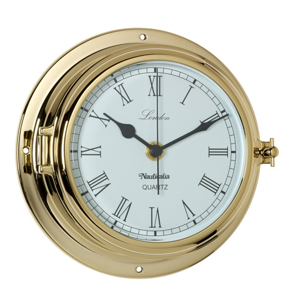 Nauticalia Metal Wall Clock | Wayfair.co.uk