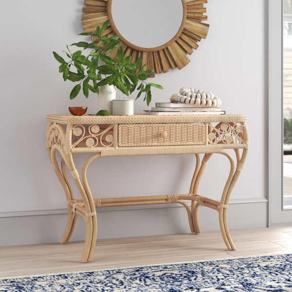 Bayou Breeze Peacock 44'' Console Table | Wayfair
