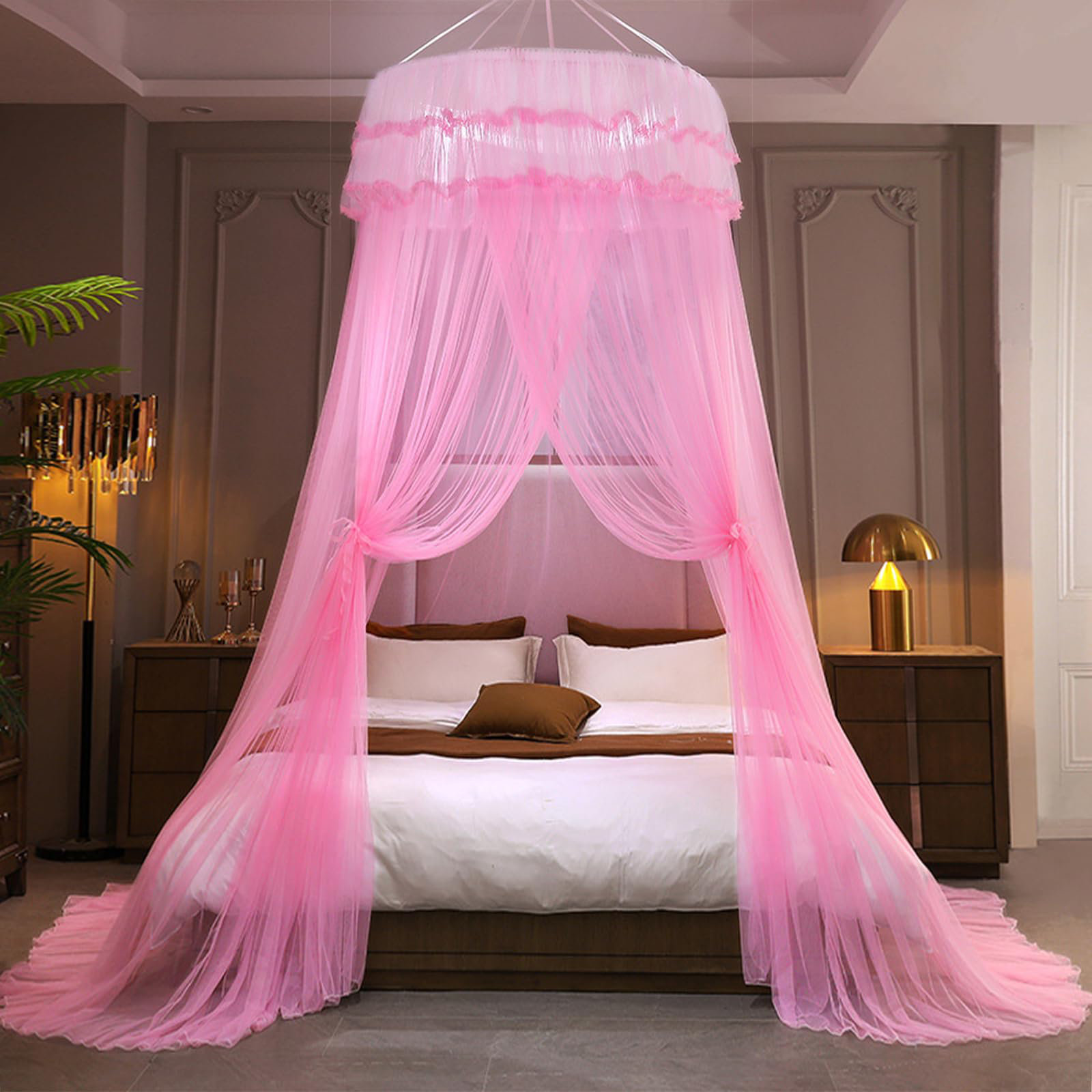 IRHOMA Ceiling dome style light and fresh mosquito net for students ...