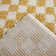 AllModern Walker Checkered Mustard/Cream Shag Area Rug & Reviews | Wayfair