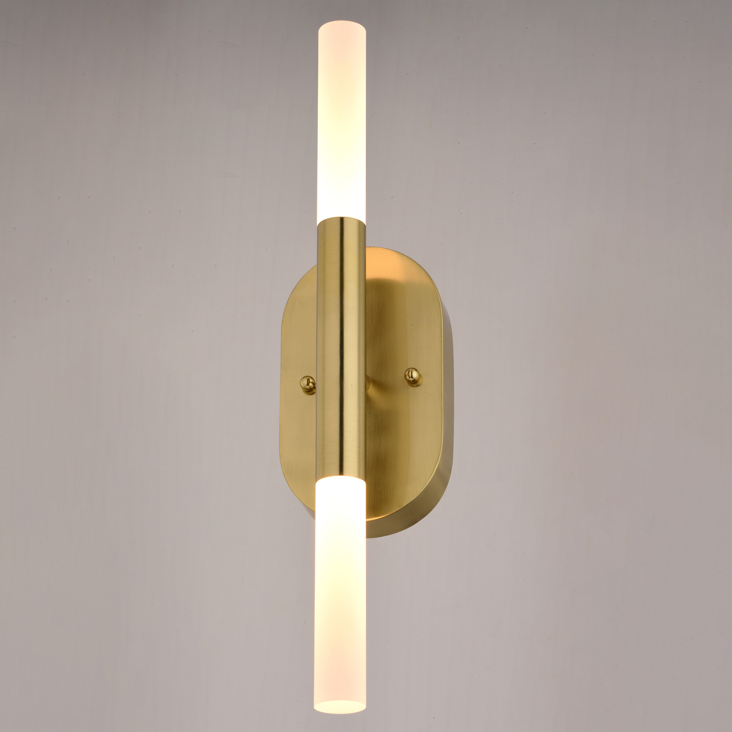 Mercer41 Traviona 2 Light Integrated LED Bathroom Vanity Fixture White ...