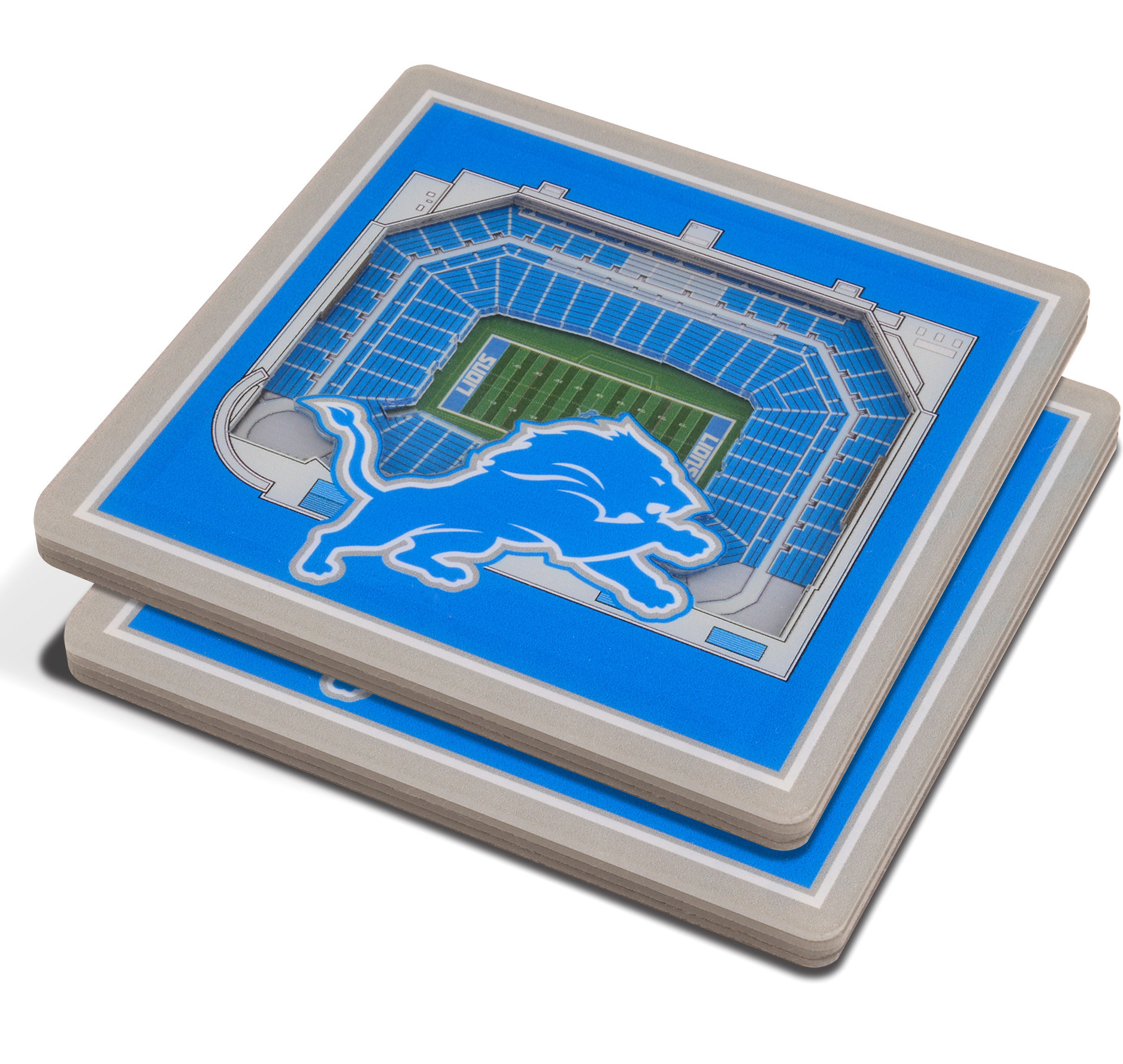 East Urban Home NFL 3D StadiumView Coasters - Allegiant Stadium ...