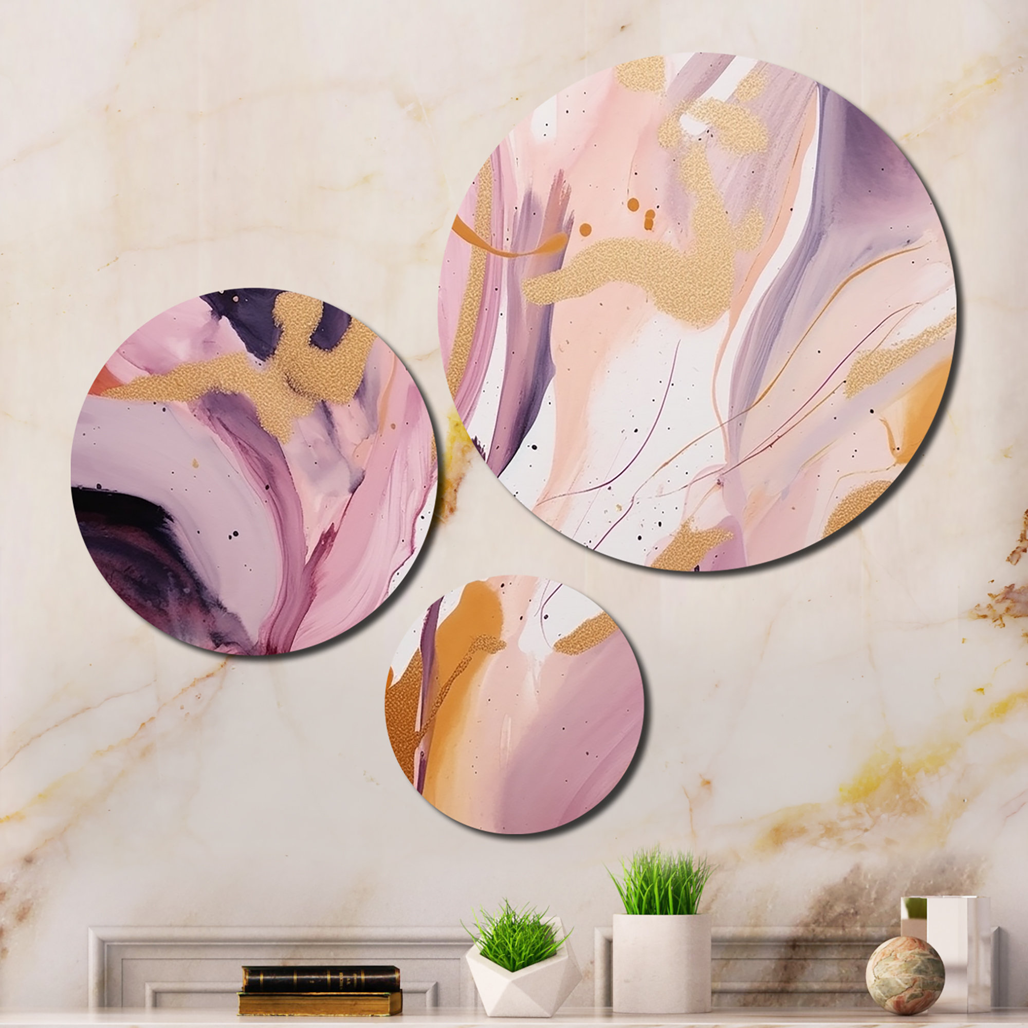 Ivy Bronx 3 Wall Decor Set Metal | Wayfair