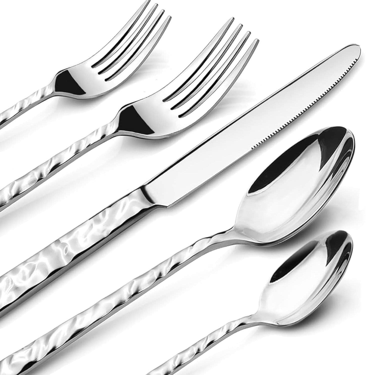 Orren Ellis 40-Piece Stainless Steel Silverware Set for 8 | Wayfair