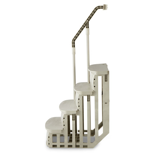 Main Access 36'' D Hot Tub Step in White & Reviews | Wayfair