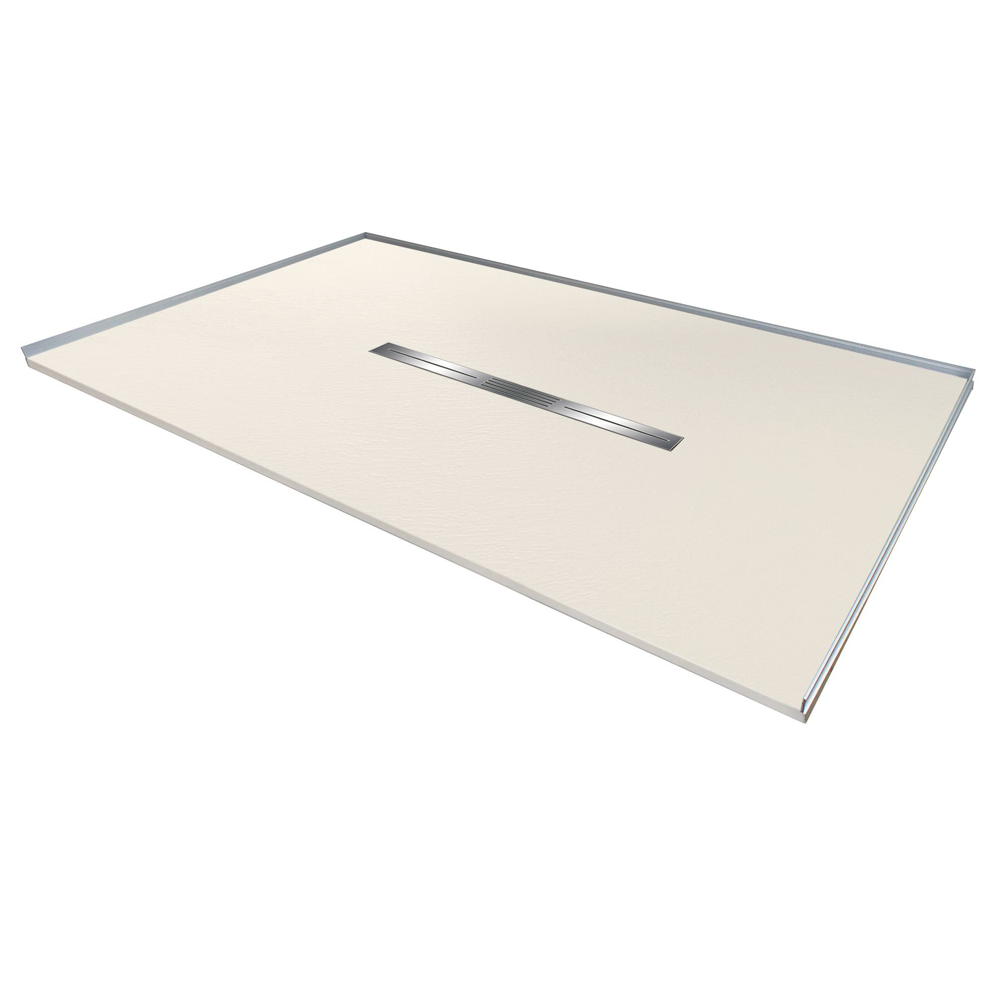 Transolid Trimslate 42-in Zero Threshold Shower Base with Center Drain ...