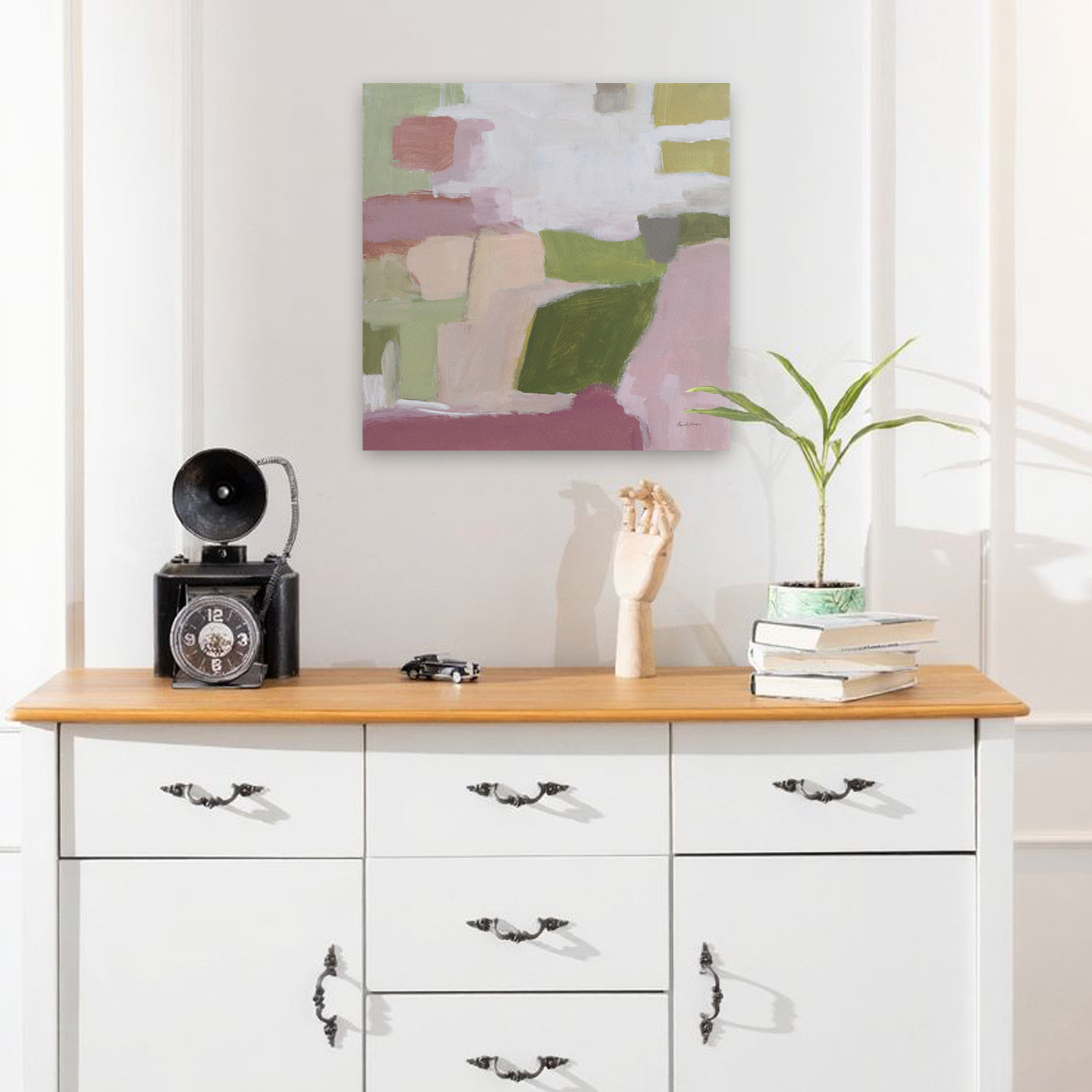 Latitude Run® Spring Garden Contemporary Abstract Art | Wayfair