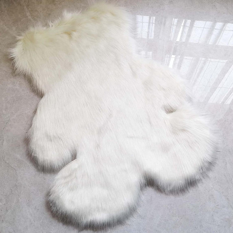 Mercer41 Dielu Faux Fur Solid Color Rug - Wayfair Canada