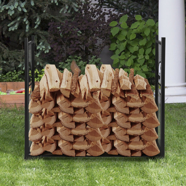 Millwood Pines Shaffer 4ft Log Rack & Reviews | Wayfair