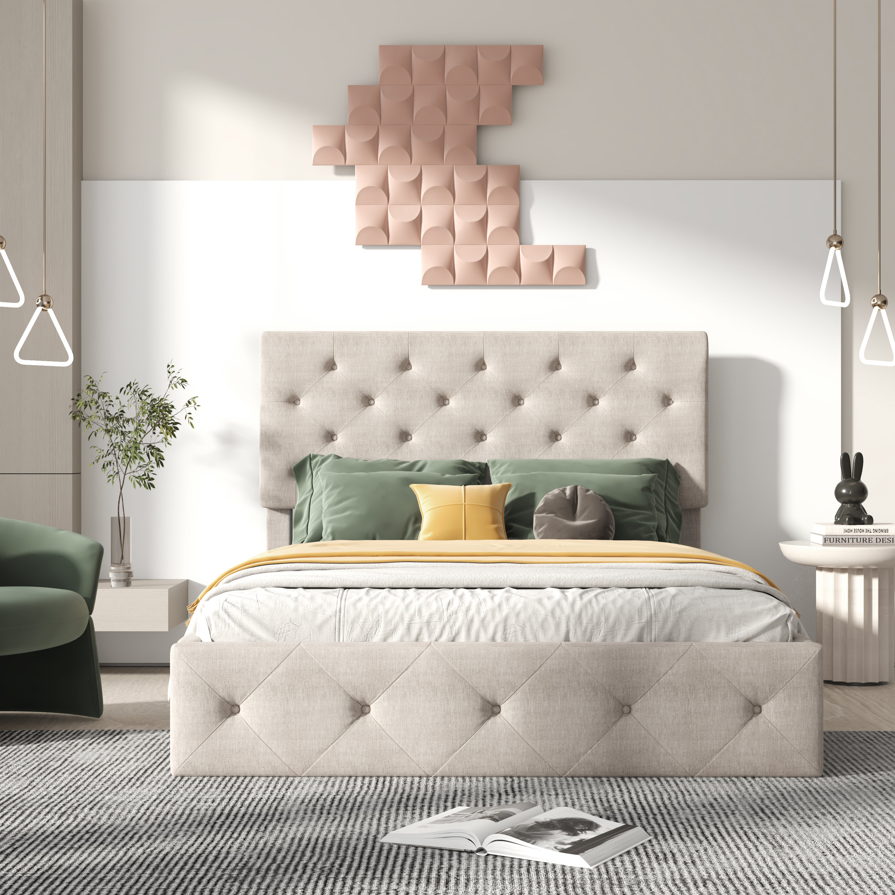 Red Barrel Studio Menley Upholstered Platform Storage Bed - Wayfair Canada