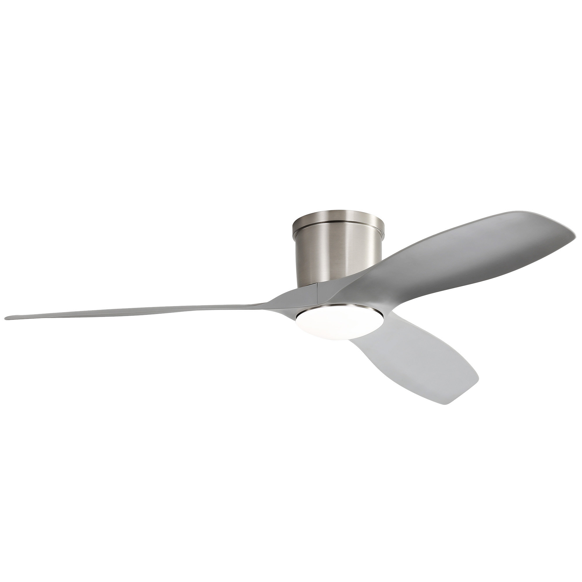 Ivy Bronx 52 Inch Flush Mount Ceiling Fan With Dimmable Led Light 3 ABS ...