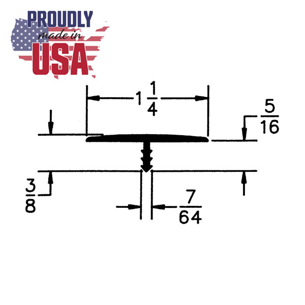 Outwater Plastic T Molding 1 1/4 Inch Flexible Polyethylene Center Barb ...