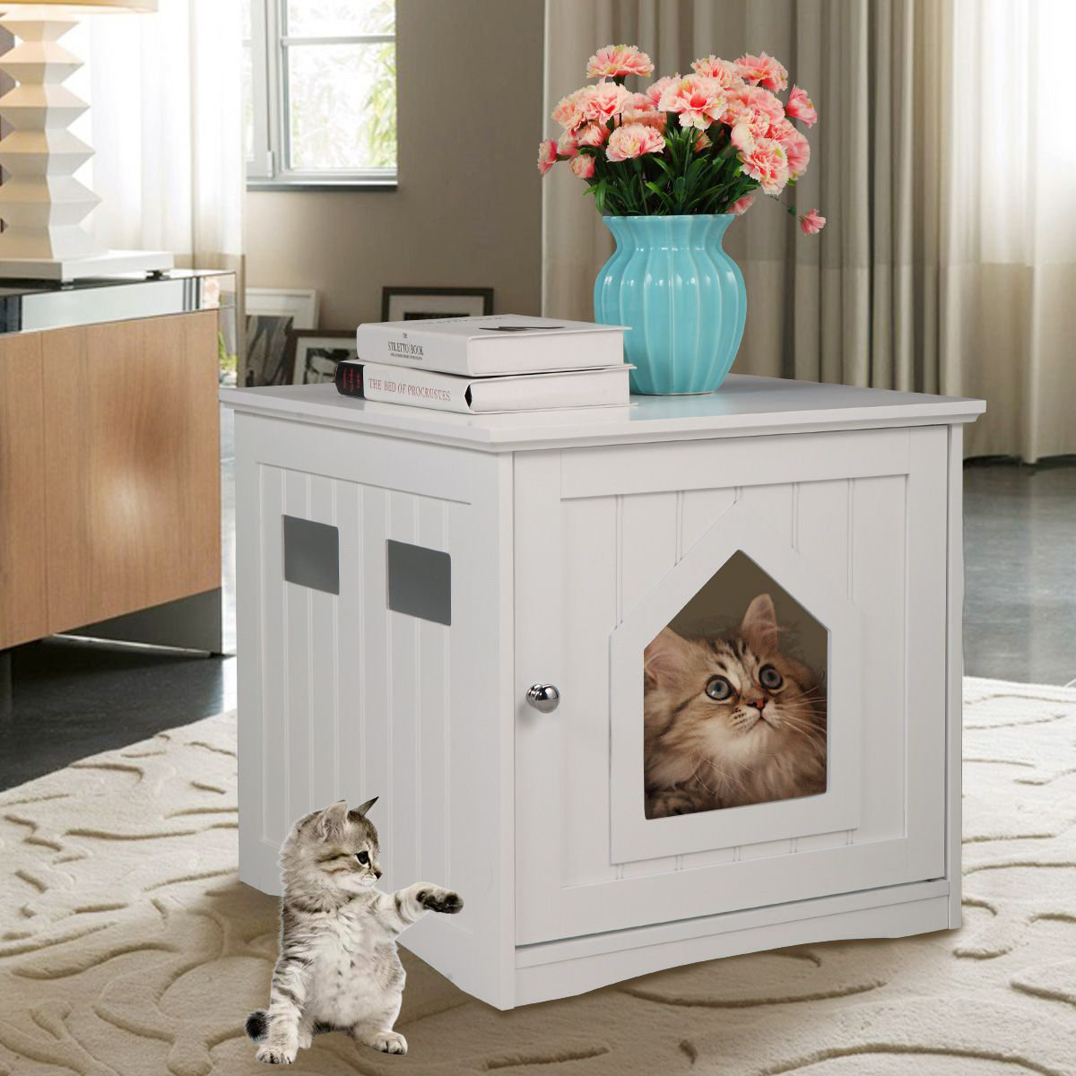 Tucker Murphy Pet™ Corfu Enclosed Litter Box Enclosure & Reviews ...