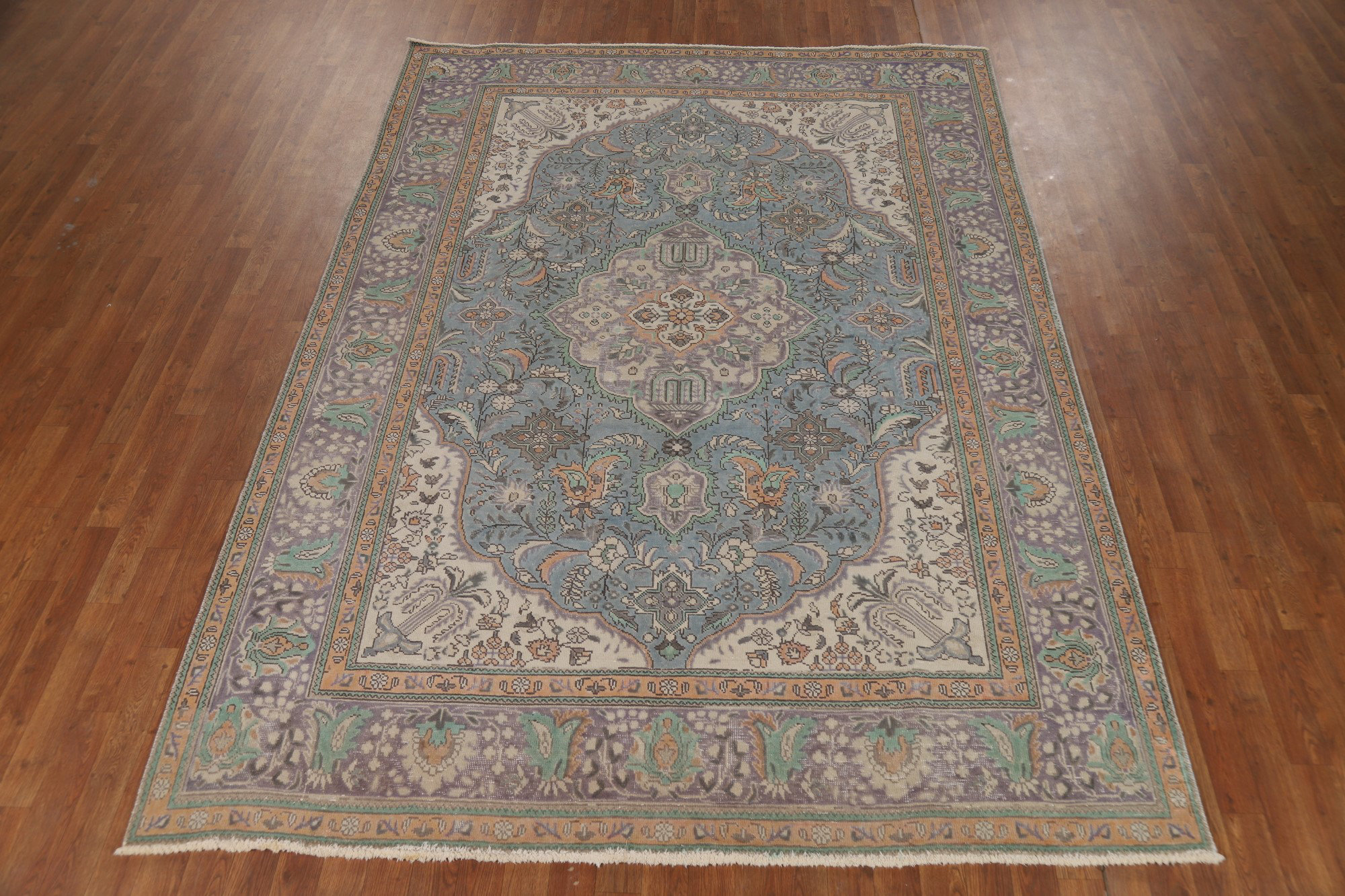 Bloomsbury Market Blue Handmade Traditional Area Rug 7x9 | Wayfair