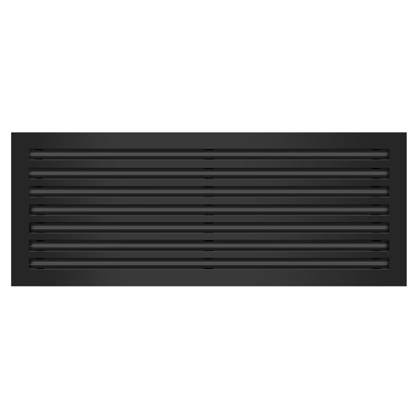 Texas Buildmart BUILDMART - 36x14 Black Modern AC Vent Cover - Standard ...
