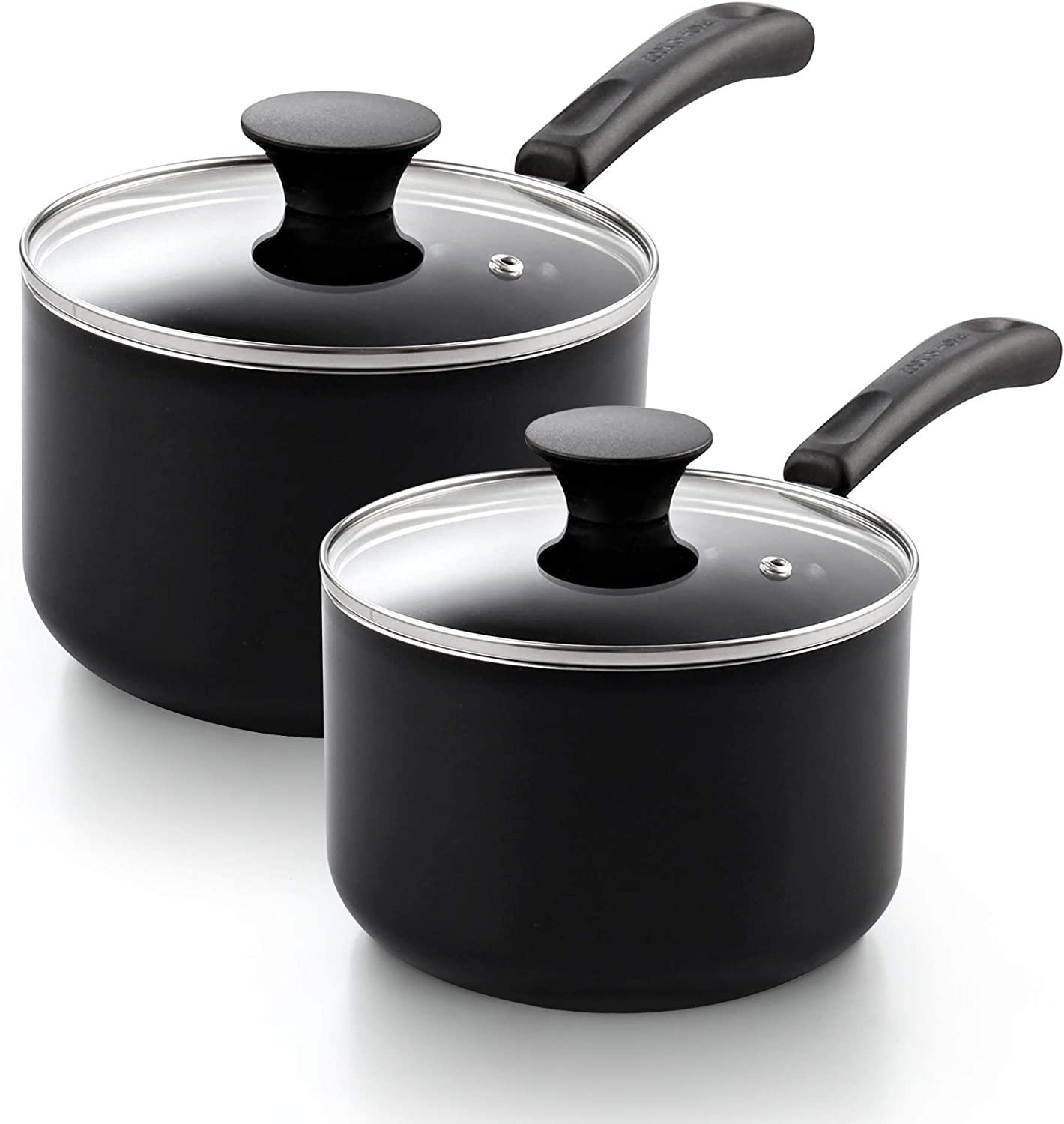Cook N Home Nonstick Sauce Pan Multi-purpose Pot with Glass Lid ...